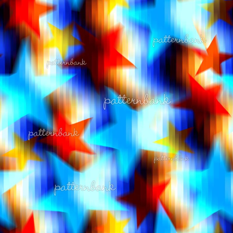 Layered Optical Colorful Stars by Andy Seamless Repeat Royalty-Free ...