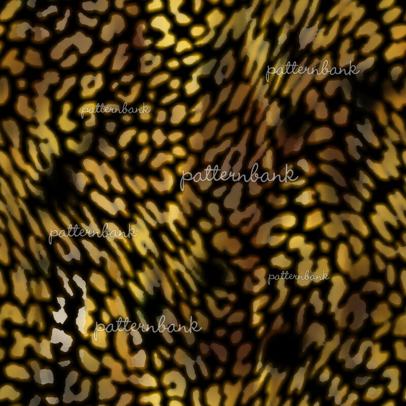 Gold and Black Leopard Print by Andy Seamless Repeat Royalty-Free Stock ...